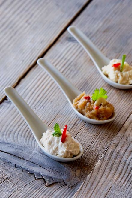 The term 'amuse bouche' is French for 'mouth amuser'