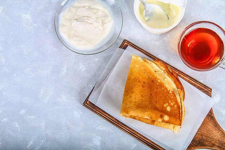 Blini are a traditional dish of Russian, Ukrainian and Belorussian cuisine.